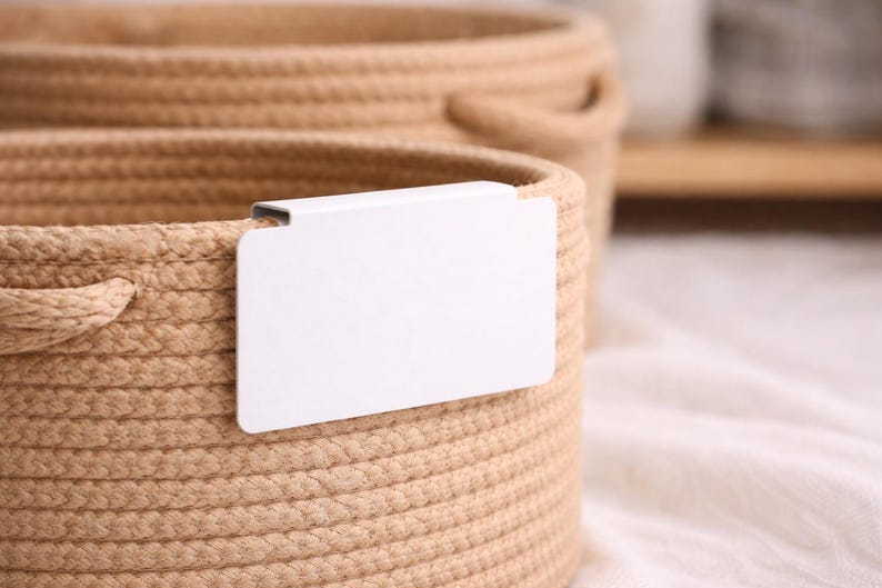 Minimalist Bin Labels | Custom Basket Labels | Aesthetic Storage Labels ...