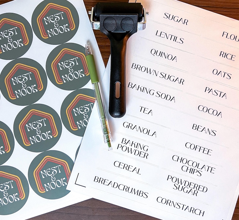 Baking Ingredient Labels | Pantry Jar Labels | Baking Container Labels ...