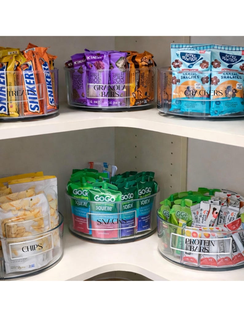 Snack Pantry Labels | Snack Bin Labels | Pantry Organization Labels ...