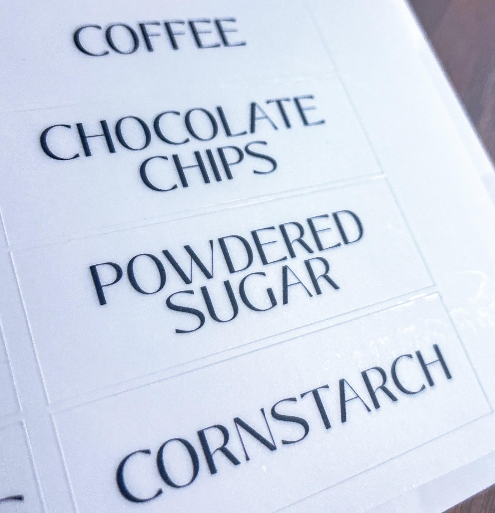 Custom Clear Fridge Labels | Personalized Refrigerator Labels ...