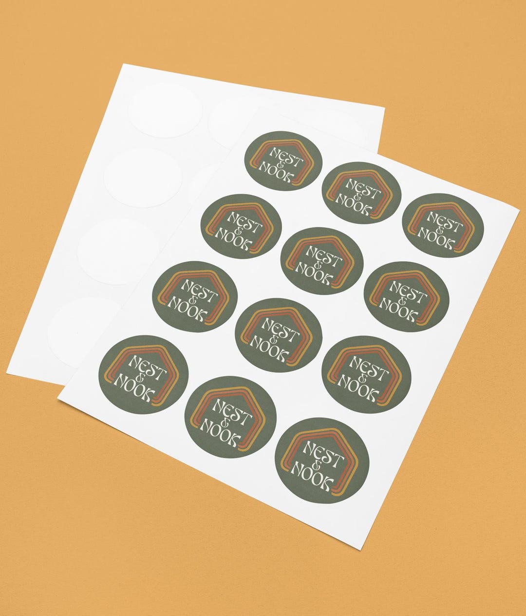 Custom Logo Sticker Sheets | Round Business Logo Stickers | Small ...