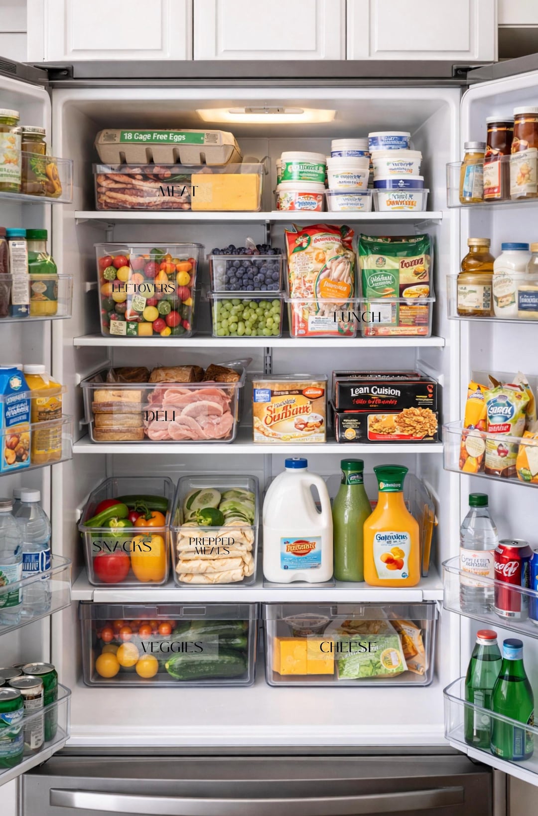 Custom Clear Fridge Labels | Personalized Refrigerator Labels ...