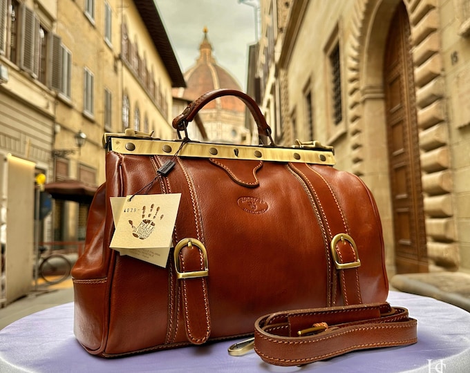 Italian Handmade Leather Doctor Bags | Medical Bag Purses | Made in ...
