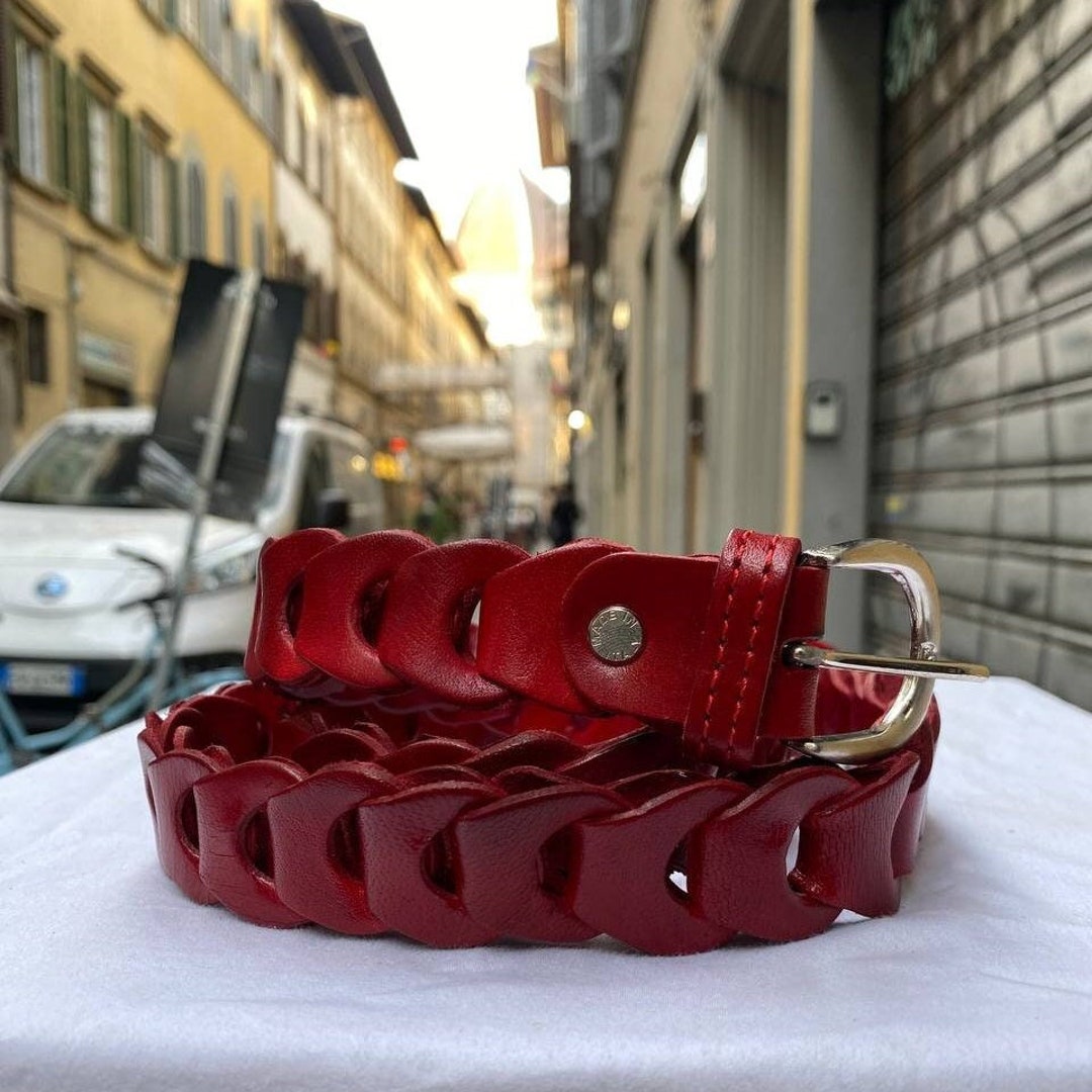 Italian Handmade Leather Belts for Women, Elegant Leather Belts From ...
