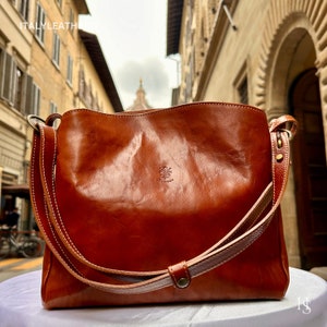 Italian Handmade Leather Bags for Women, Elegant Leather Tote From ...