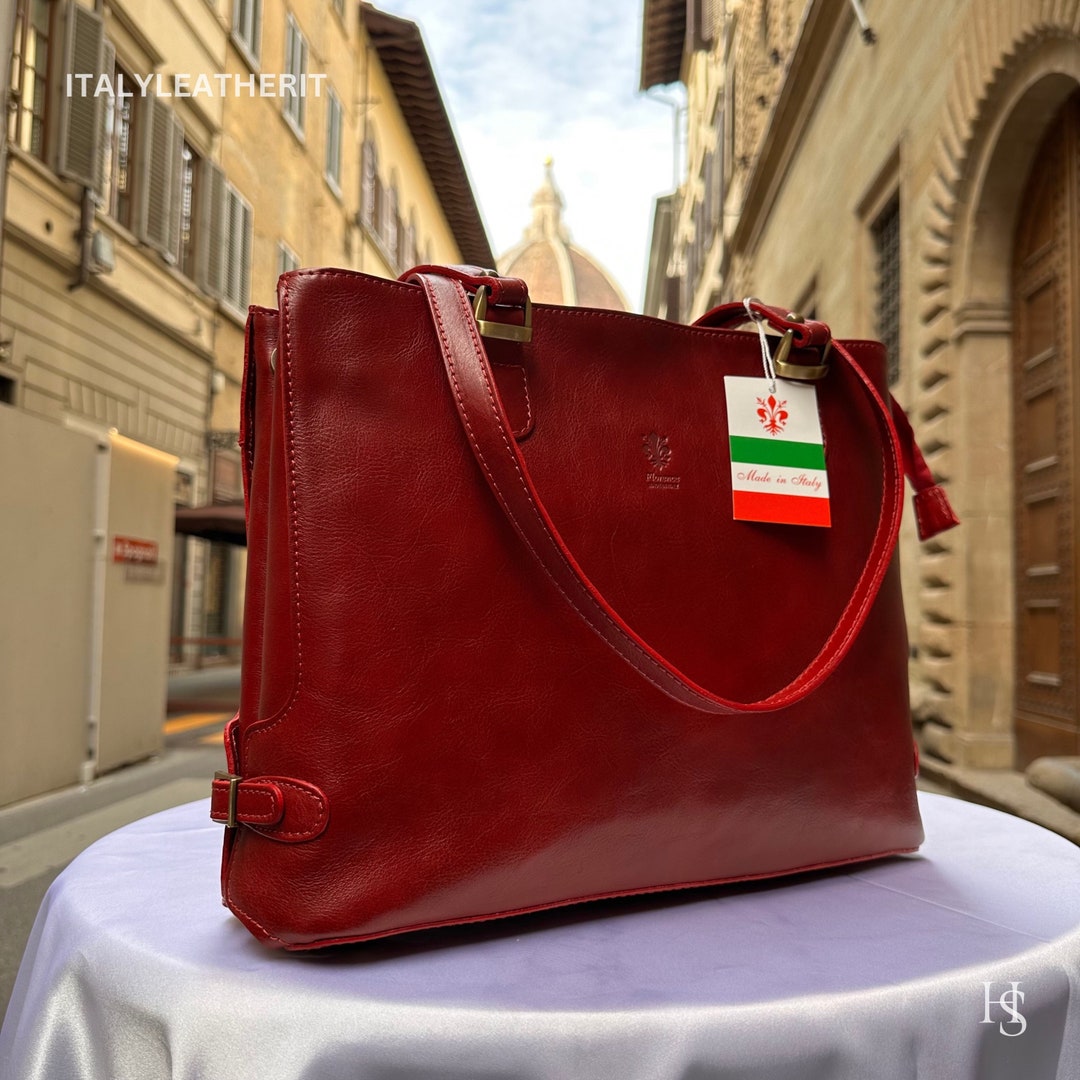 Italian Handmade Leather Bags for Woman L L Elegant Leather Tote From ...