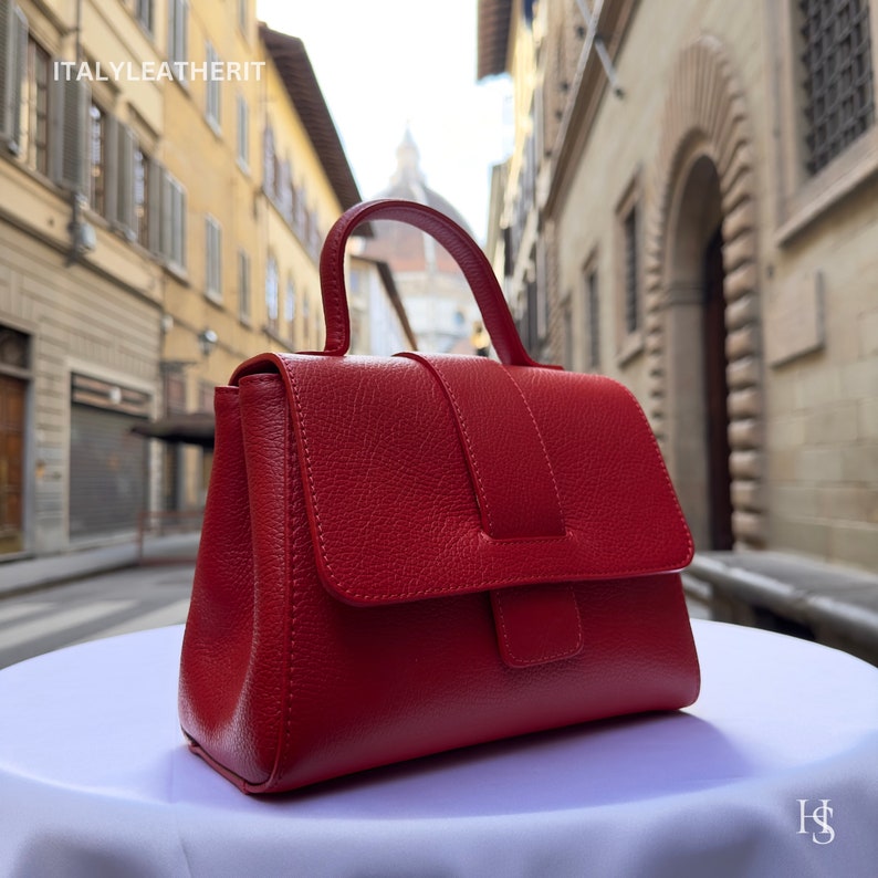 Italian Handmade Leather Bags for Woman L L Elegant Leather Tote From ...