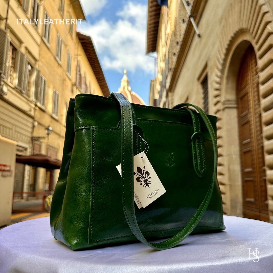 Italian Handmade Leather Bags for Women L Elegant Leather Tote From ...