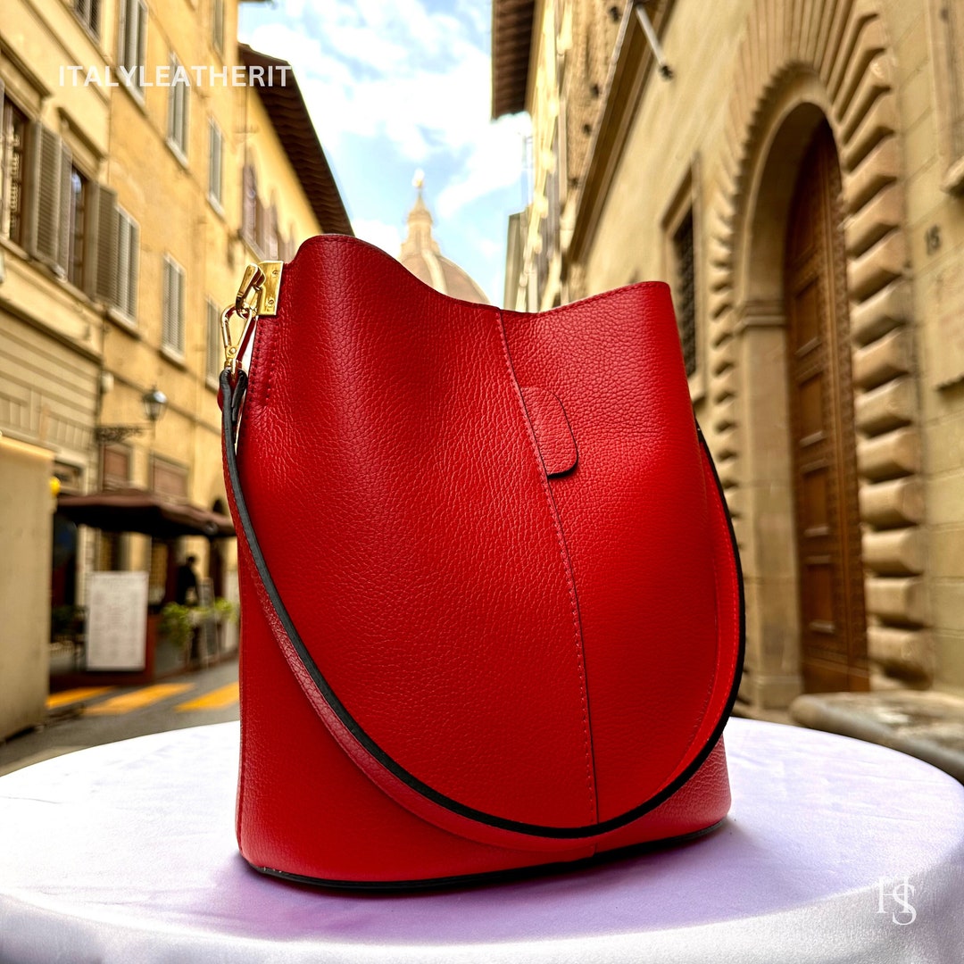 Italienische handgemachte Ledertaschen für Frauen, elegante Tasche ...