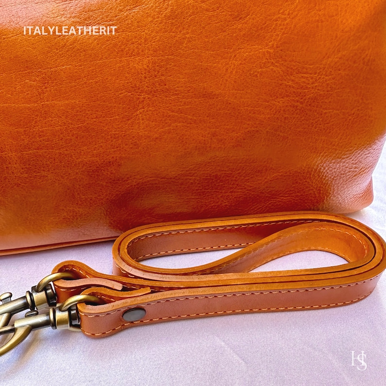 Italian Leather Tote Bag: Handmade Elegant Shoulder Bag, Florence - Etsy