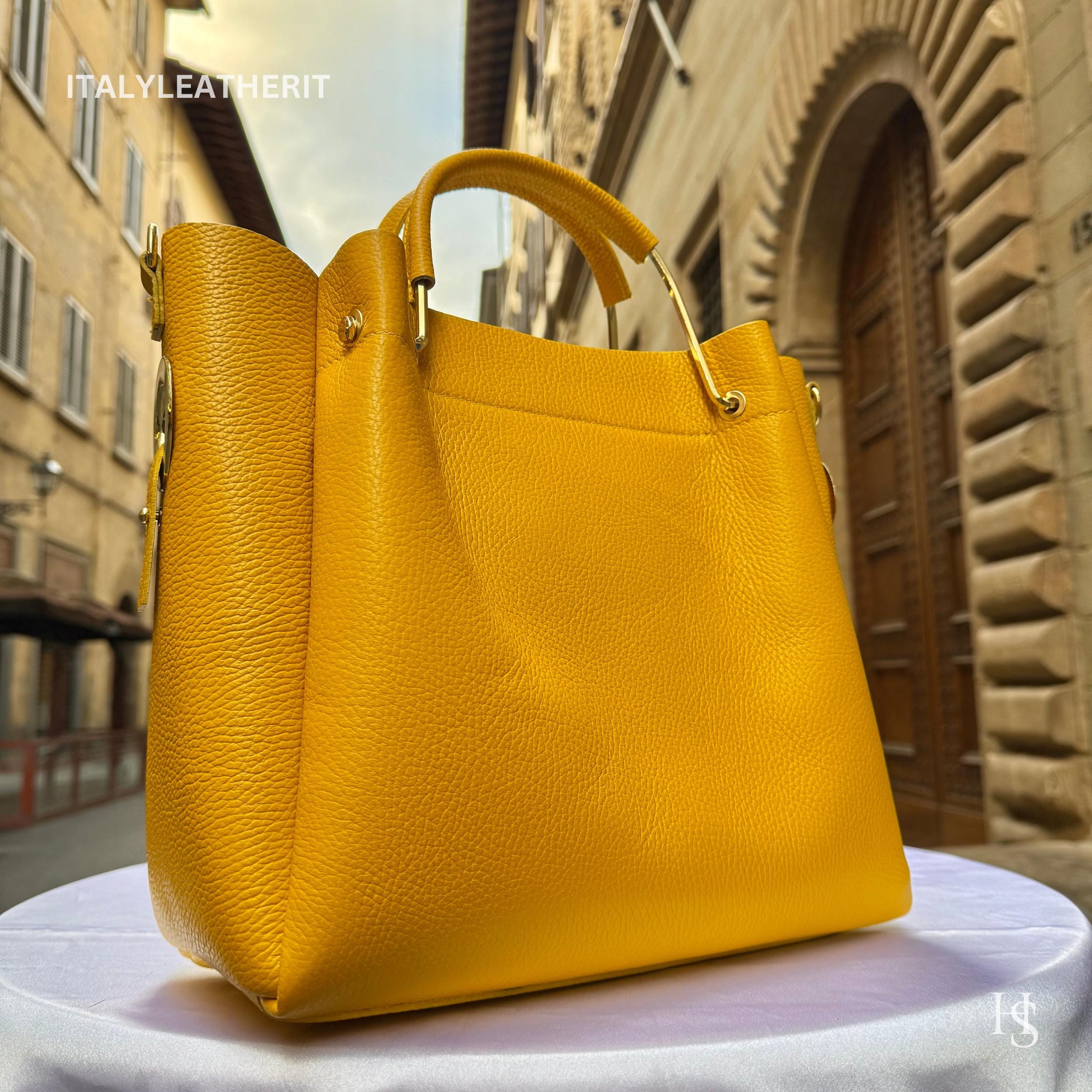 Italian Handmade Leather Bag for Women Tote From Florence, Made in ...