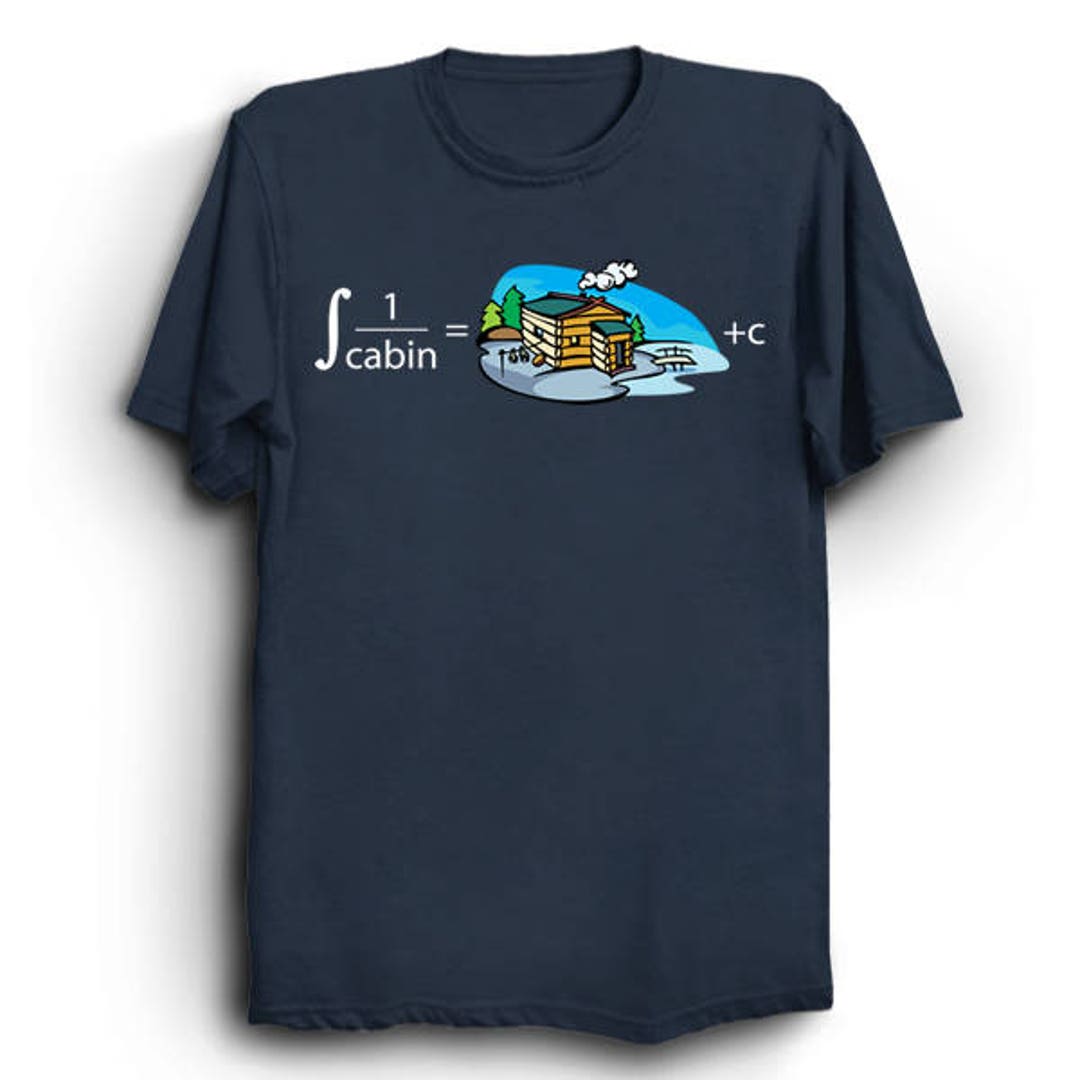 Log Cabin T-shirt, Math, Calculus, Geeky Shirt, Math Teacher, Math Mom ...