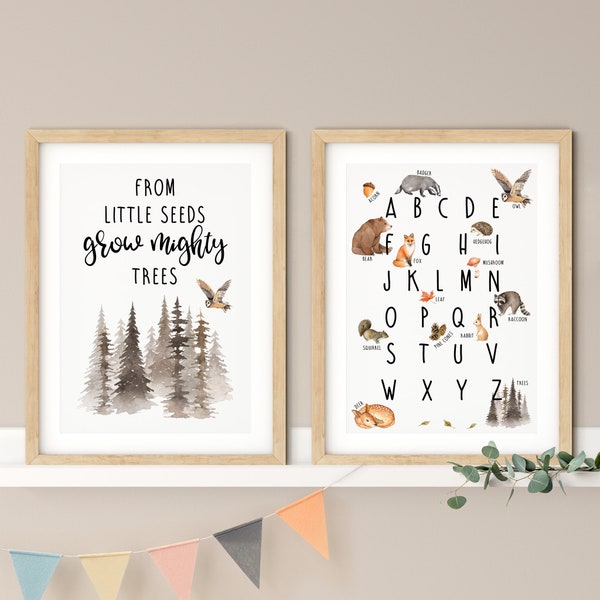 Woodland Nursery - Etsy