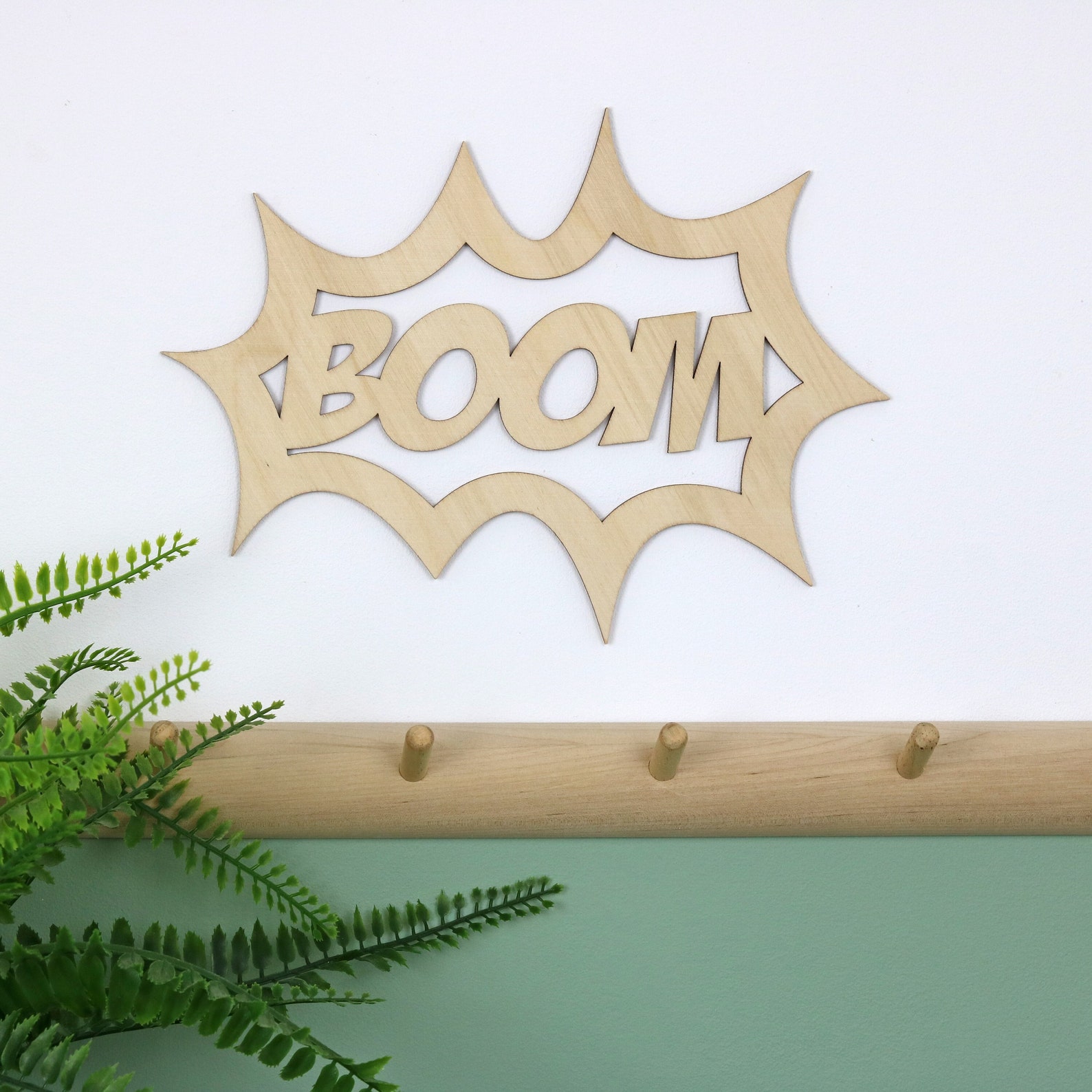 Wooden BOOM Sign Retro Comic Book Sign Superhero Nursery - Etsy UK