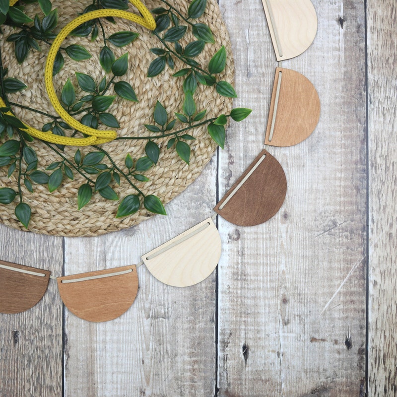 Rustic Bunting - Etsy