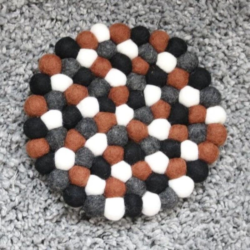 Felt Ball Trivet - Etsy