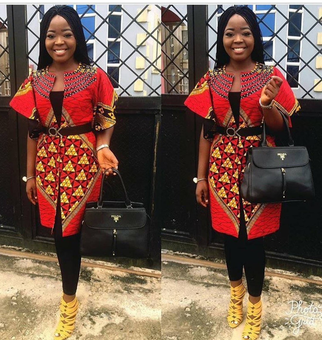 Deyo African Dress / African Jacket / Ankara Dress / African Print ...