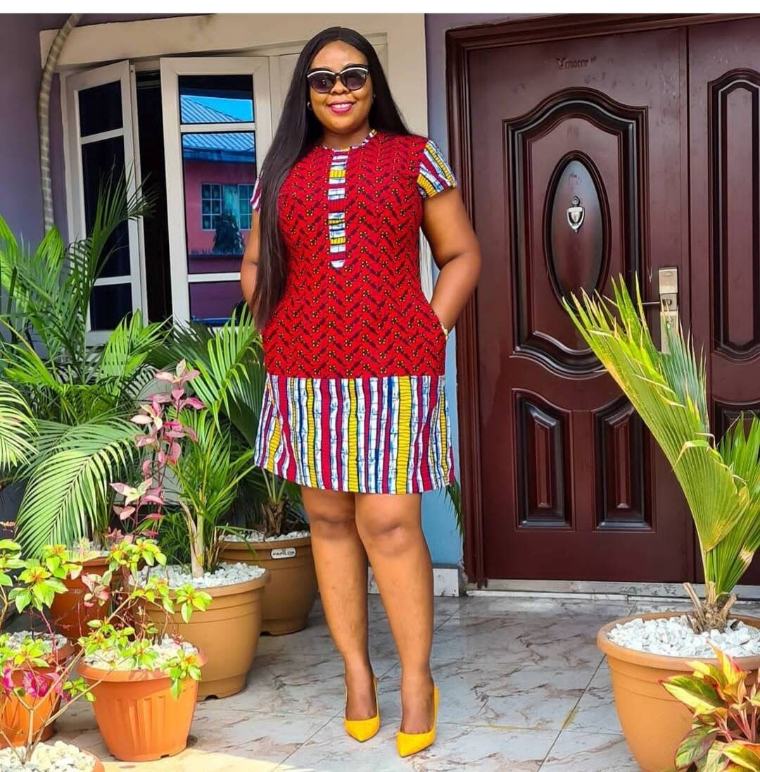 Riri African Clothing for Women / Ankara Print Dress / African Dress ...