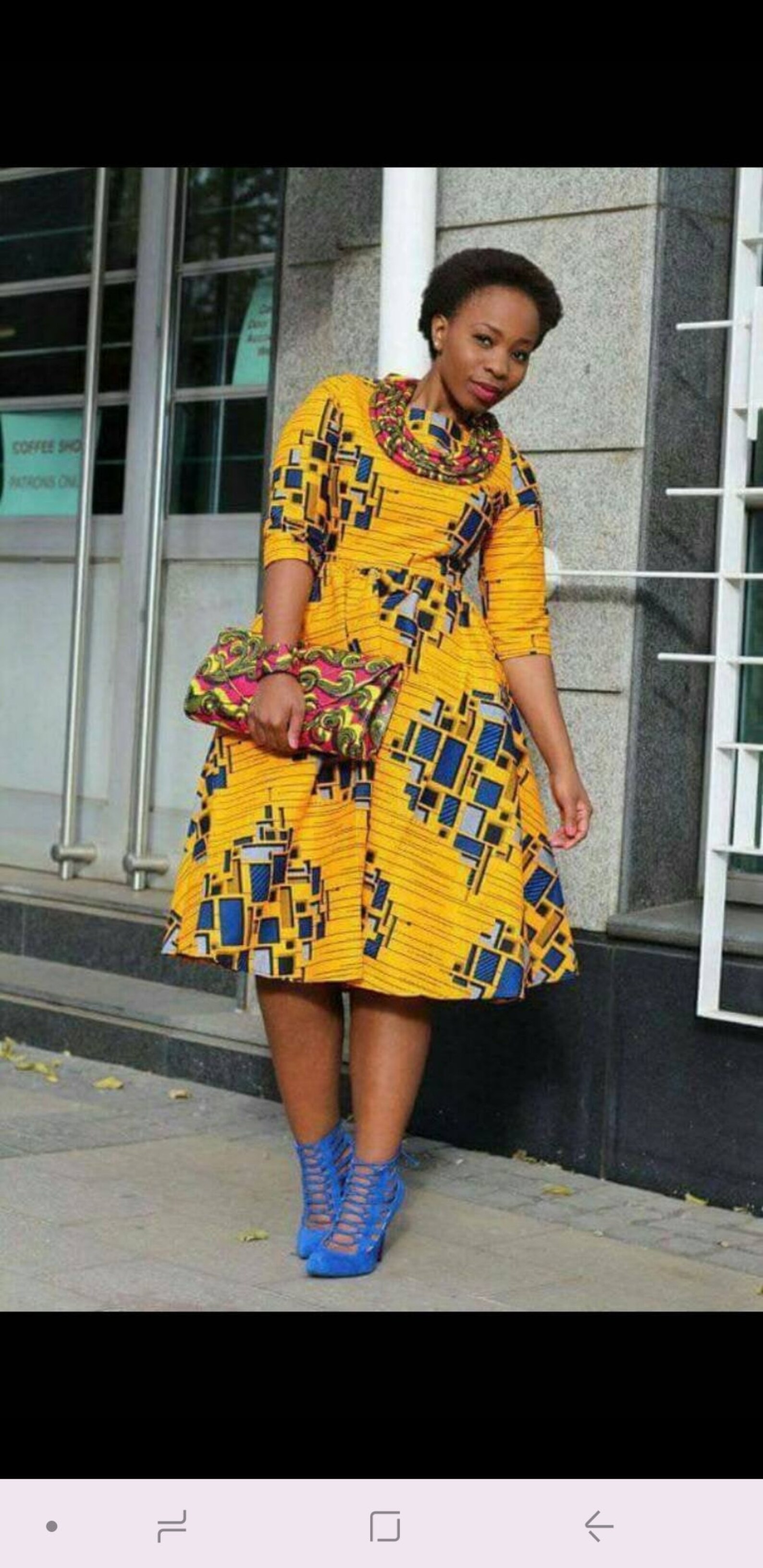 Shike African Skater Dress / Ankara Print Dress / African - Etsy