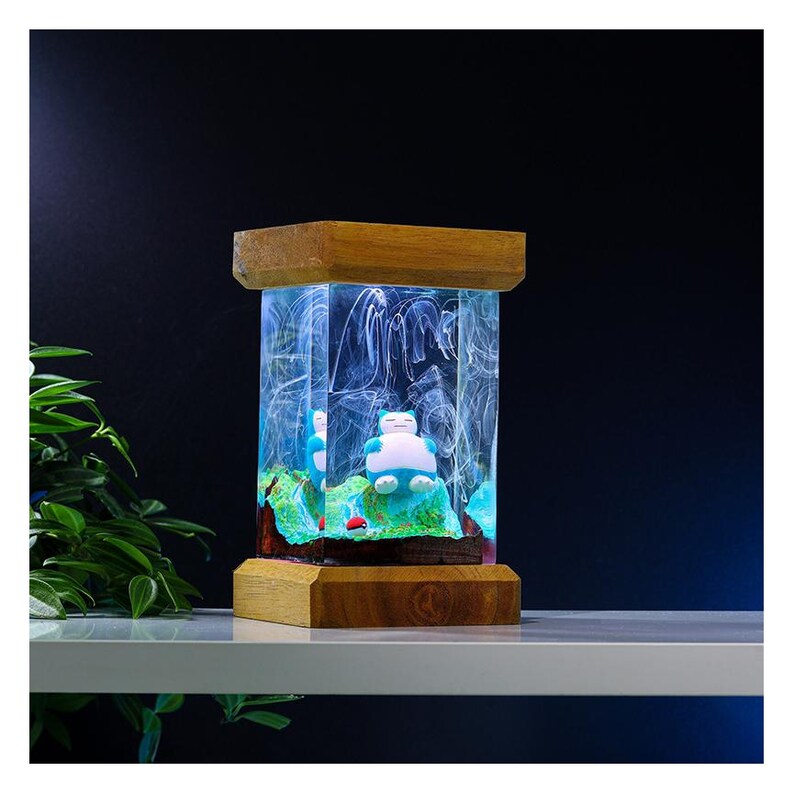 Syl.veo.n PO.KE.MON Night Light, Custom Pok.emo.n Epoxy Lamp, Gaming ...