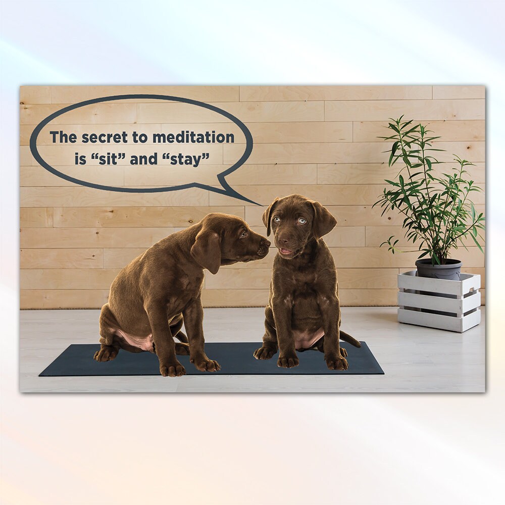 Printable Postcards Canine Zen Dog Postcards Funny Dog Postcards Dog ...