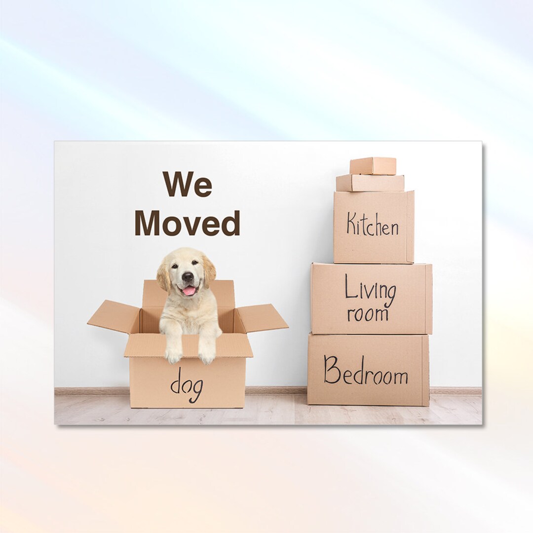 Printable Postcards - Printable Moving Postcards - We Moved Postcards ...