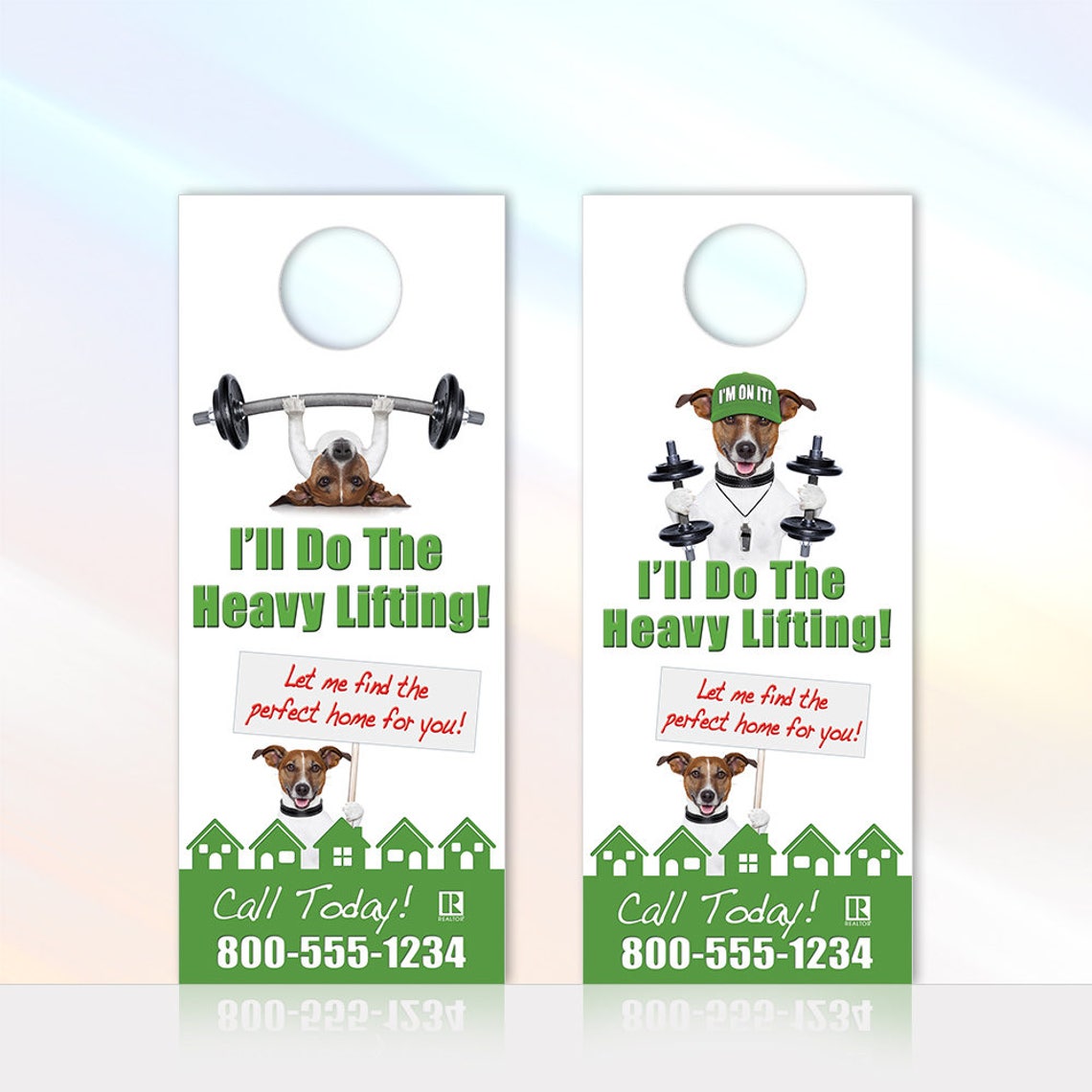 Beagle - Real Estate Door Hanger - 3.5x8.5 - Door Handle Real Estate ...