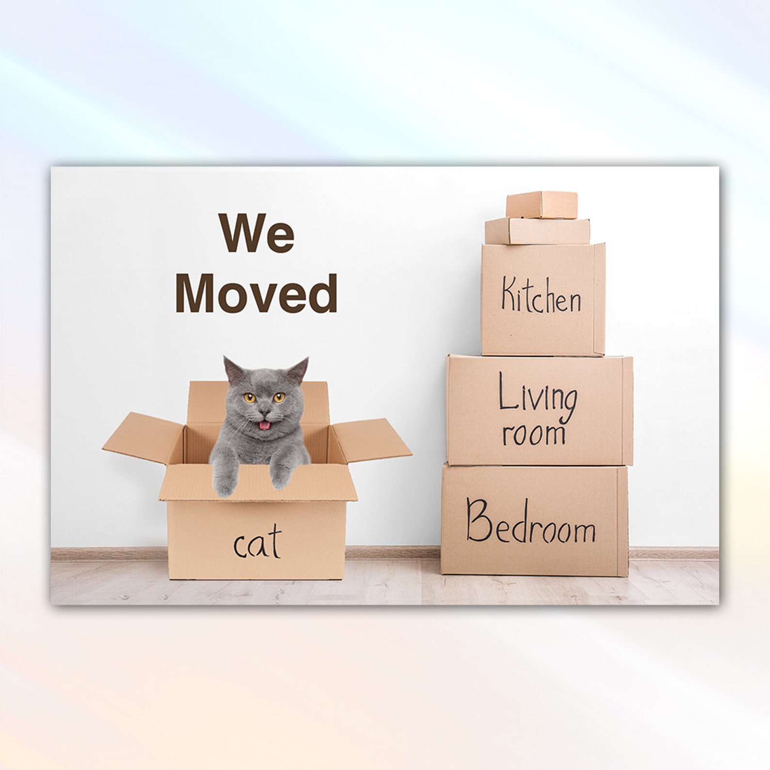 Printable Postcards - Printable Moving Postcards - We Moved Postcards ...