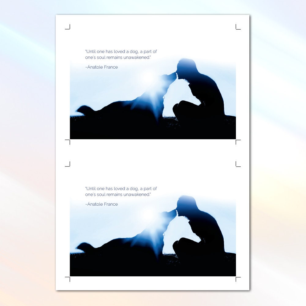 Printable Postcards Canine Zen Dog Postcards Funny Dog Postcards Dog ...