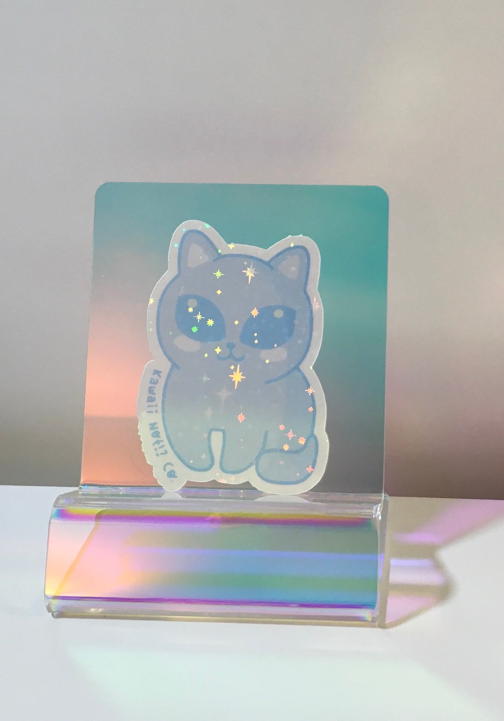 Extrafurrestrials Cute Kawaii Aesthetic Cat Alien Stickers - Etsy