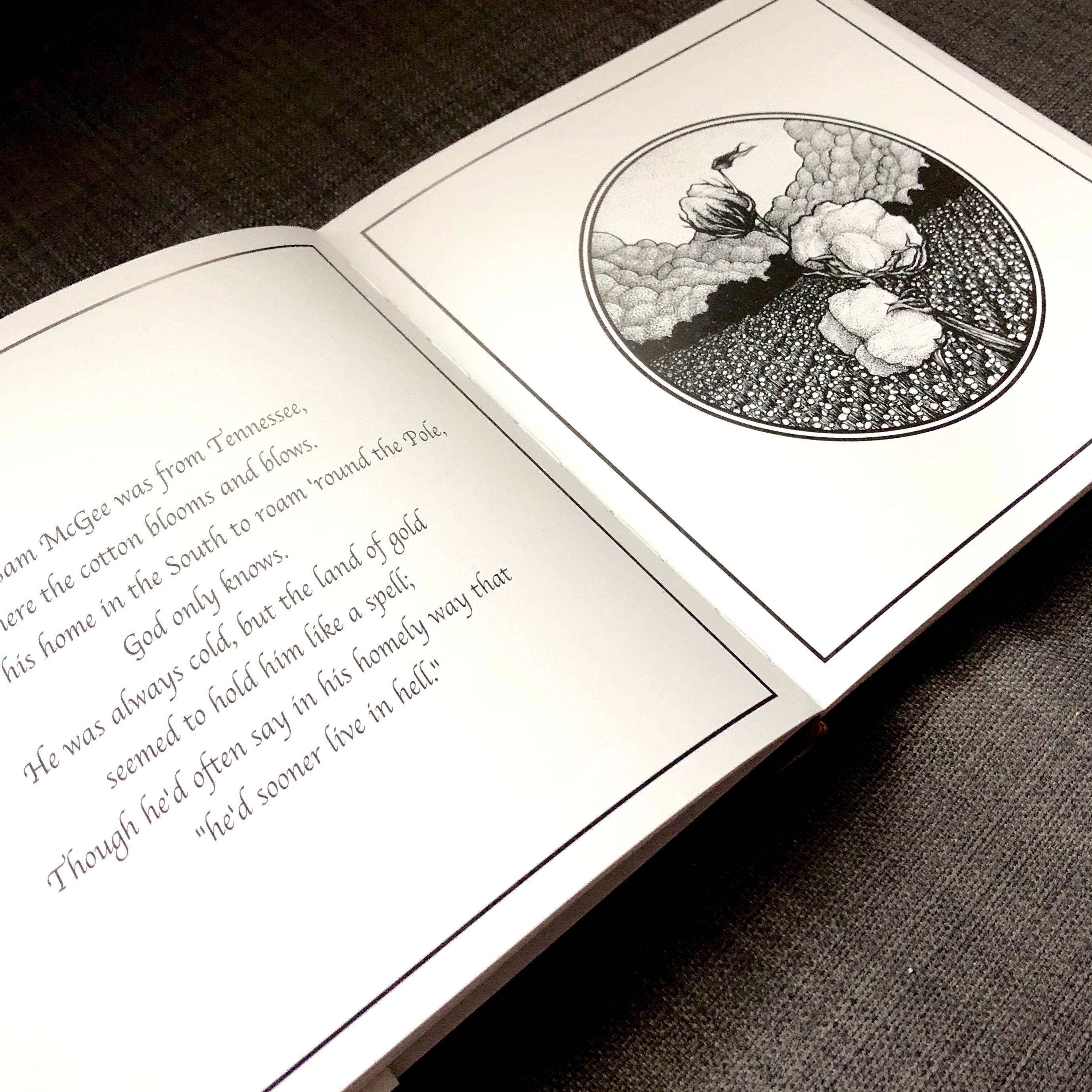 The Cremation of Sam Mcgee Illustrated Poem Book | Etsy