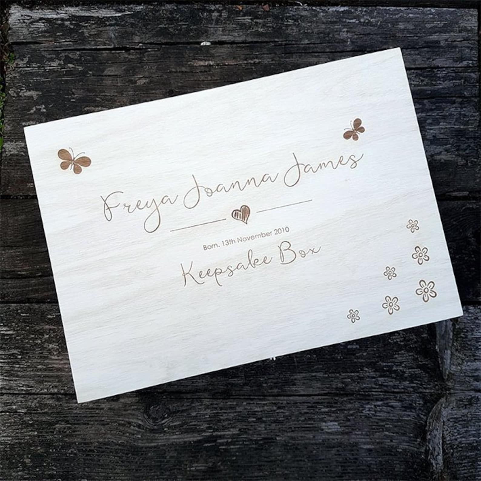 Personalised Keepsake Box Personalised Memory Box Wedding - Etsy