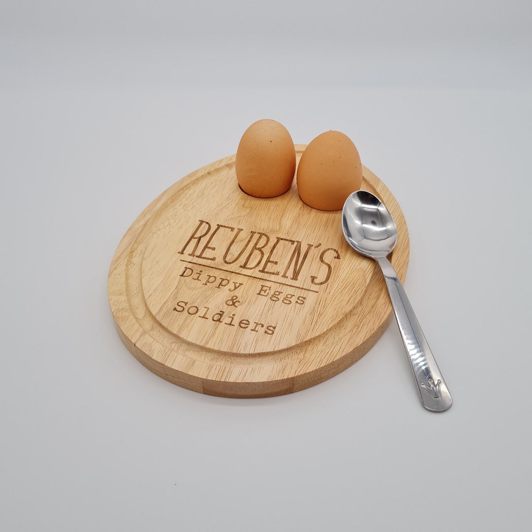 Personalised Dippy Egg Board, Wooden Chopping Board, Breakfast Board ...
