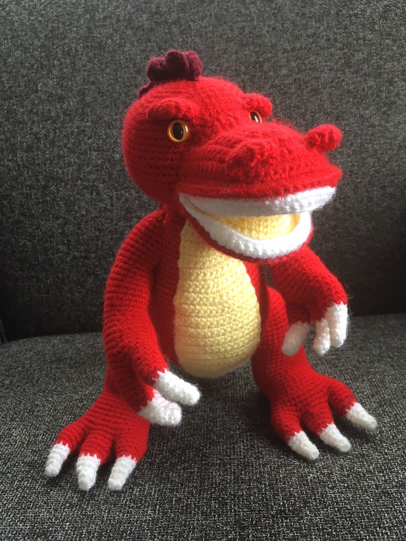 T-rex Crochet Pattern (tutorial) - Etsy Canada