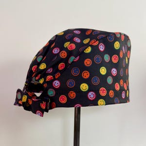 Surgical Cap, Scrub Caps With Buttons, Medical Scrub Hats Print, Dental ...