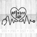 Stethoscope Heart Digital Cut File Design, Ekg Heartbeat, Personalized ...