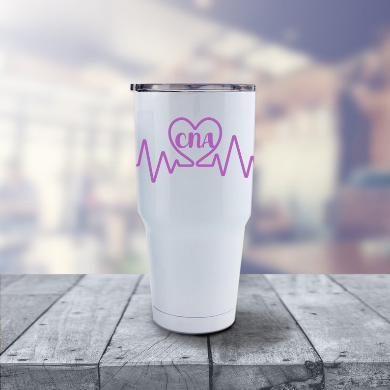 CNA Heart Digital Cut File Design, Nurse Life Heartbeat, Nursing PNG ...