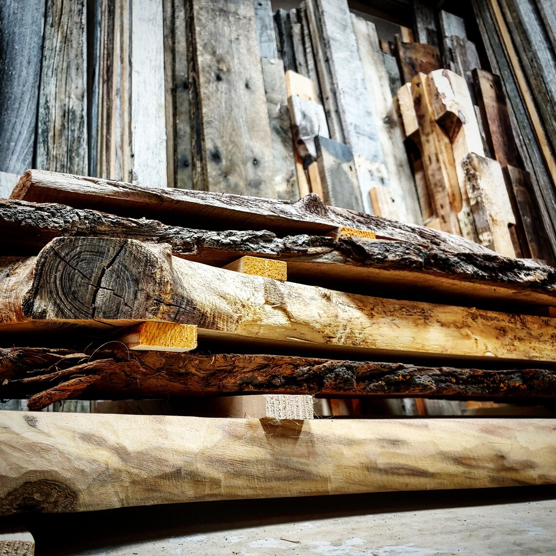 Fractal River Dining Table Rectangle Live Edge Table Epoxy River ...