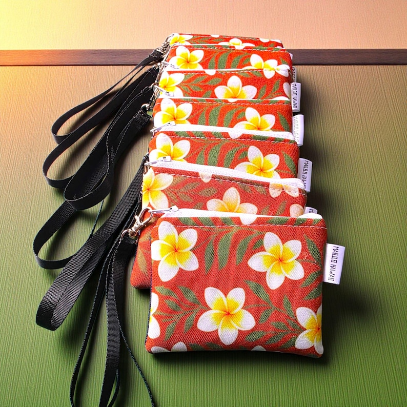 Mix and Match Two for Ten, Hawaiian Coin Purse Mini Zipper Pouch With ...