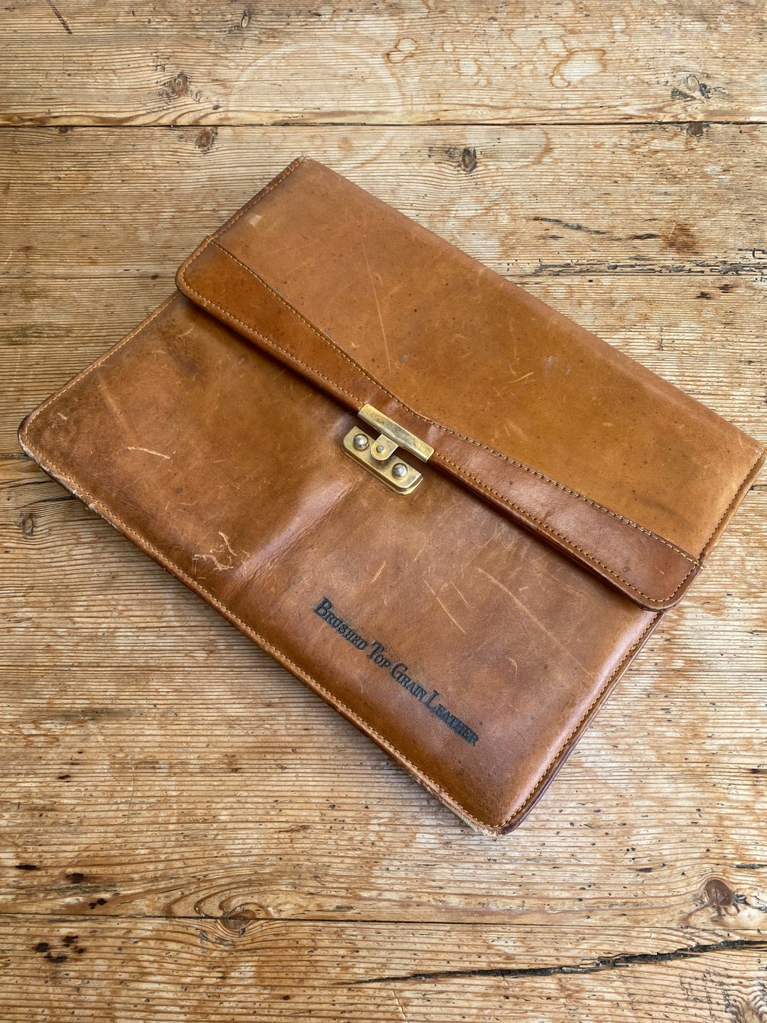 Vintage Leather Document Case - Etsy