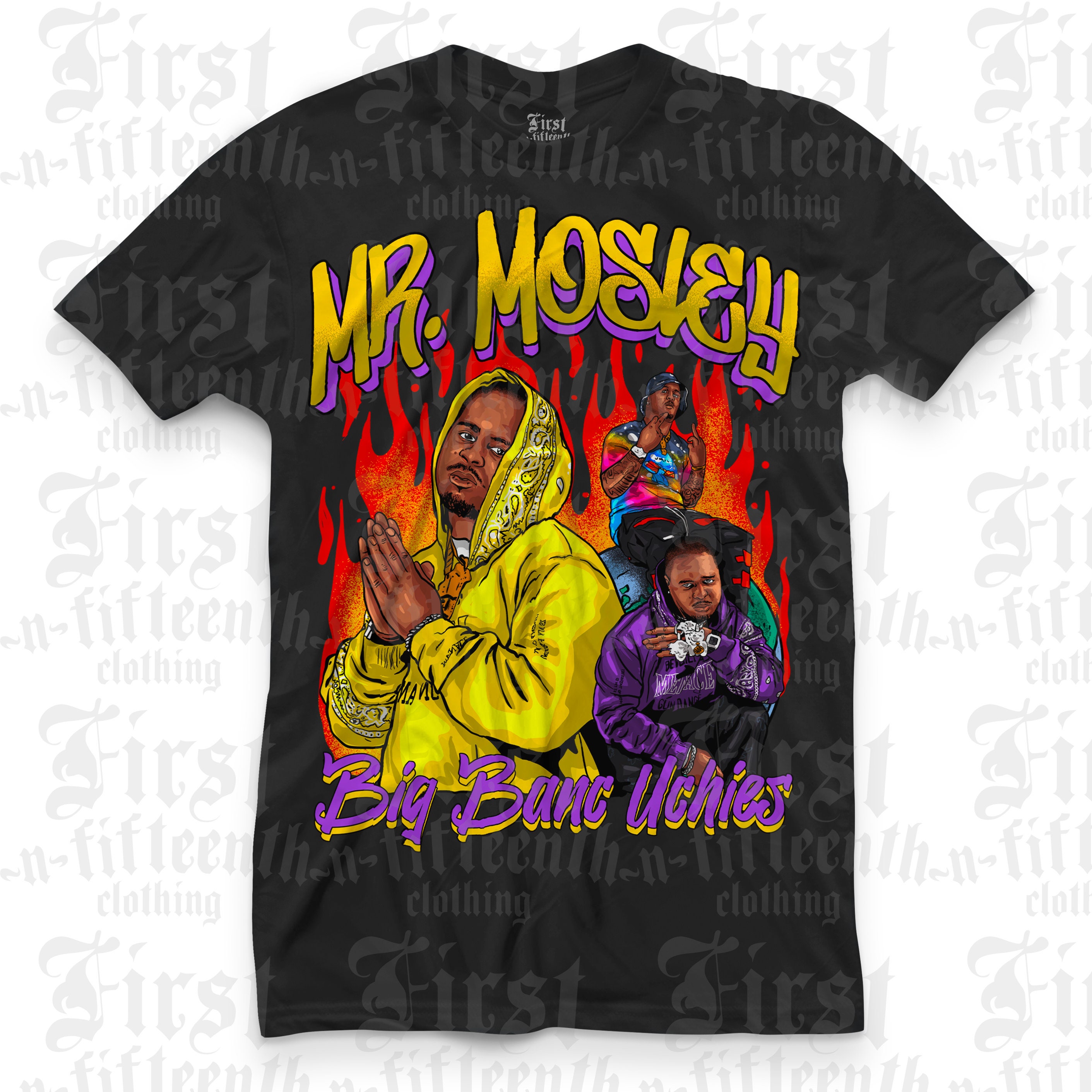 Drakeo the Ruler Mr. Mosley Big Bank Uchies Tee Hip Hop Streetwear ...