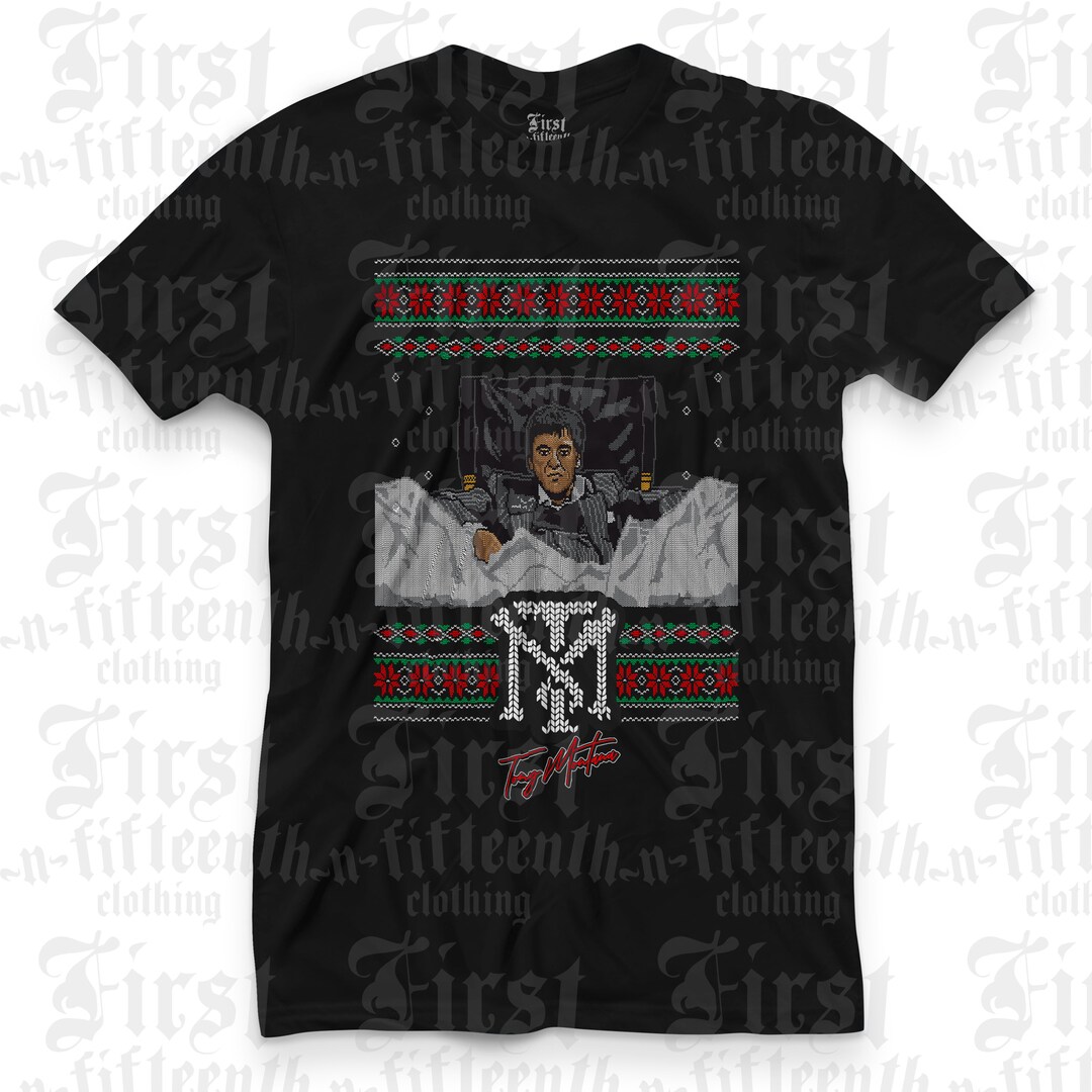 Scarface Tony Montana Ugly Christmas Sweater Tee Unisex S-3XL Adult - Etsy