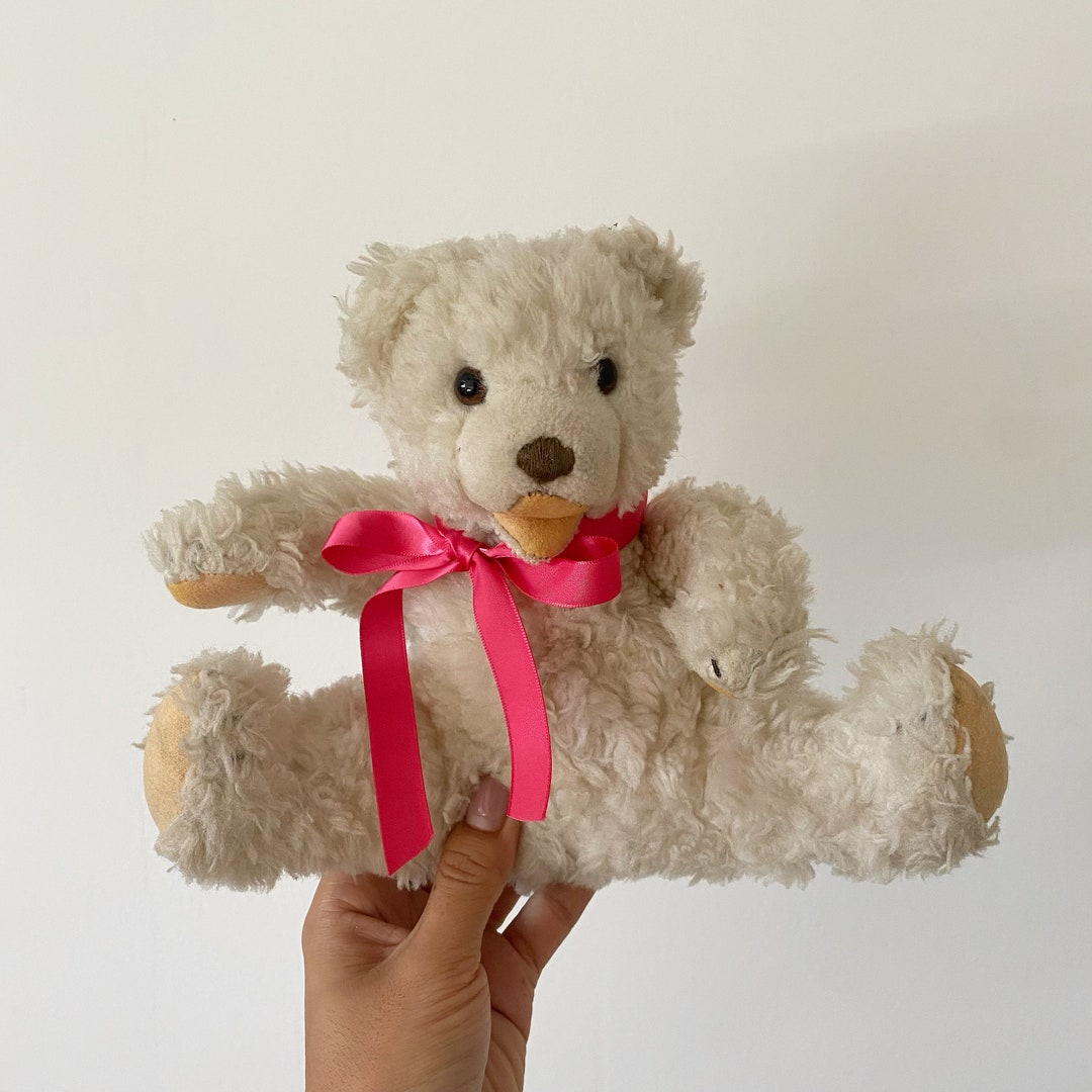 ADORABLE* Vintage Cream Colour Teddy Bear From France - Etsy