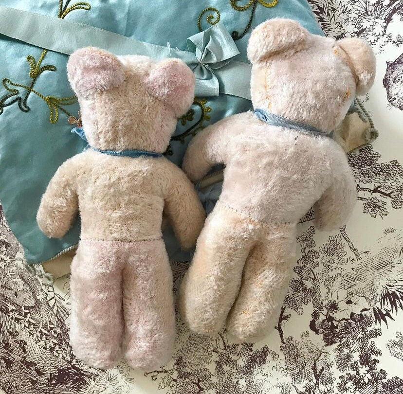 Beautiful Vintage Teddy Bear TWINS Set of 2 Dolls - Etsy