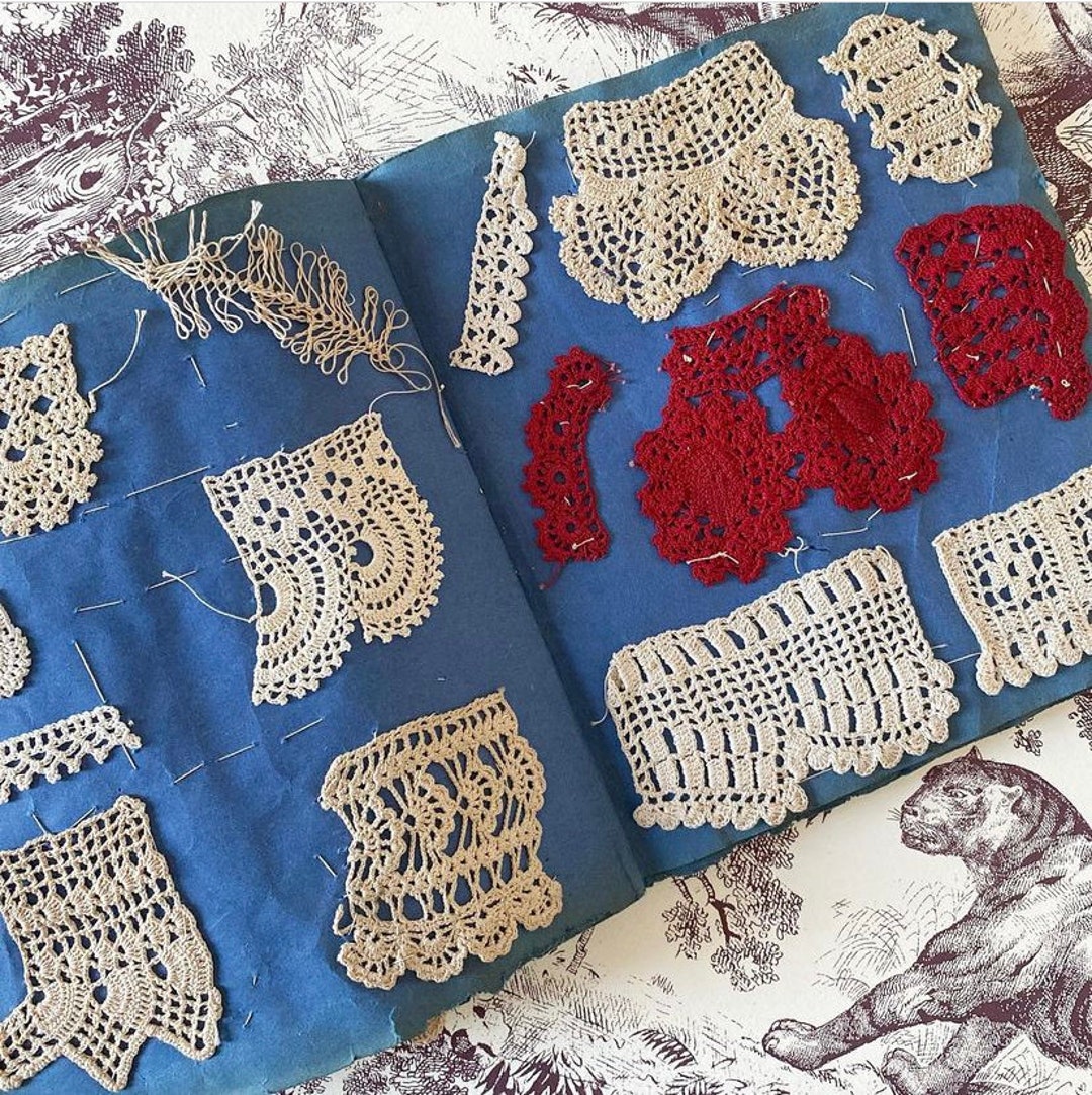 Superb Old Crochet Sample Book From France - Etsy