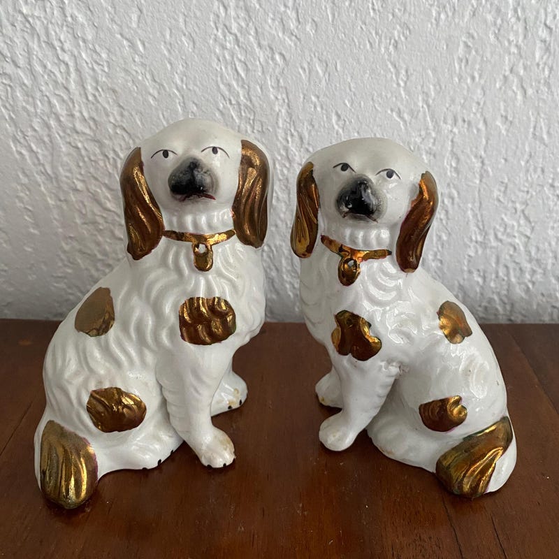 Spaniel Figurines Pair - Etsy