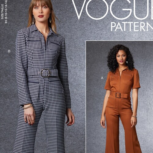 VERY EASY VOGUE Sewing Pattern V9282 No Waistband Pants V9319 | Etsy Canada