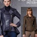 V1714 Vogue 1714 Sewing Pattern Close-fitting Lined Peplum | Etsy