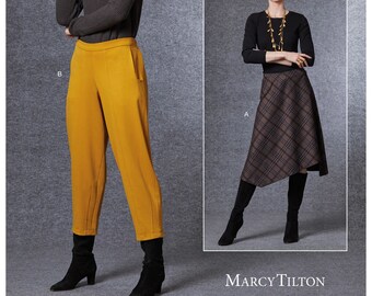 V1731 Vogue 1731 Sewing Pattern Marcy Tilton Design Pull-up Pants Side ...