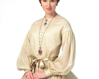 S5724 Sewing Pattern Historic Costume Civil War 1860s Gone With the ...